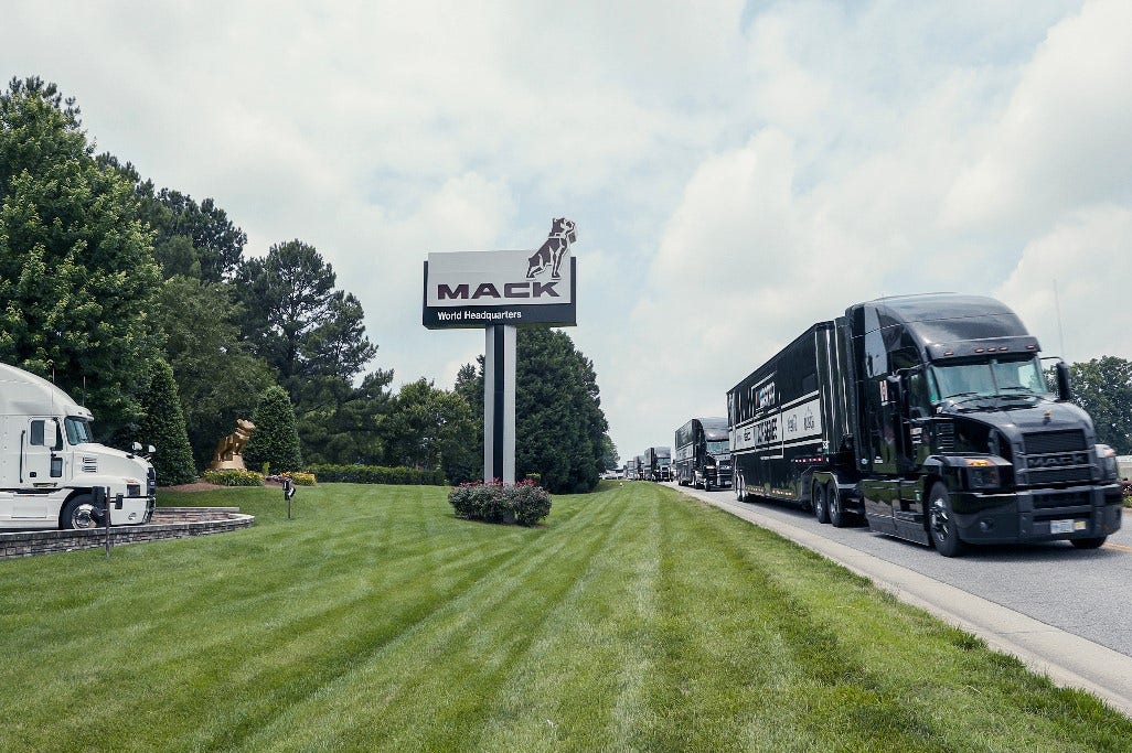 Mack Trucks NASCAR Thank Truckers Frontline Hospital Workers