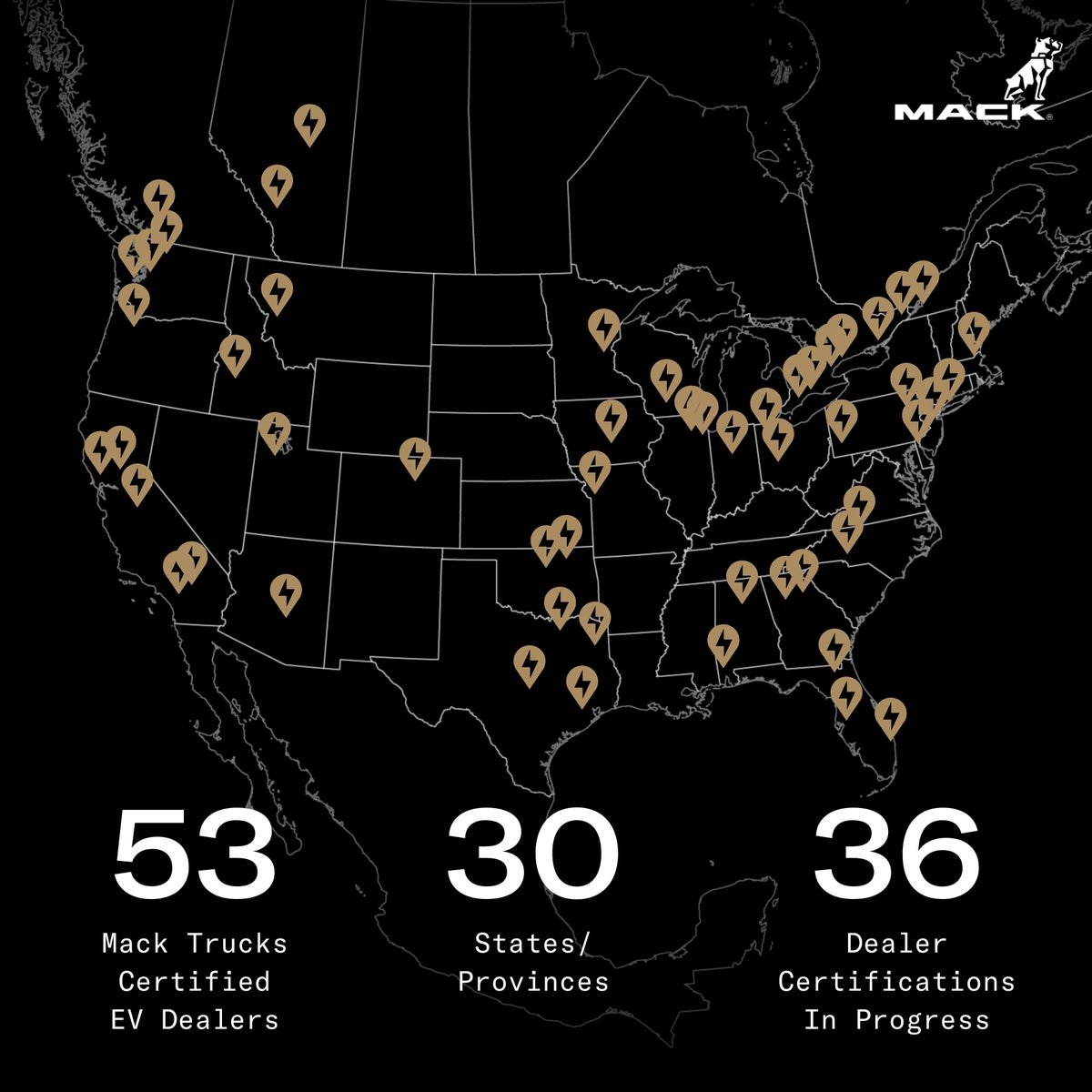 Mack Trucks Expands Certified EV Dealer Network to 53 locations